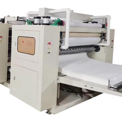 China Automatic V-Fold Dispenser Kitchen Towel Machine Glue Lamination Nested Emboss for sale