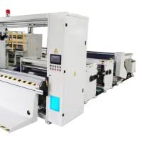 China Air Shaft Winding Non Woven Coating Paper Roll Slitter Rewinder for sale