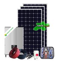 China Complete 10kw On Grid Solar Inverter Kits System 3 Phase for sale