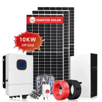 China MPPT 10KW Off Grid Solar System Kit Customzied for sale