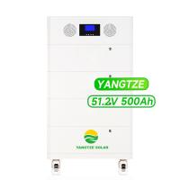 China 48V 500Ah Stackable Lithium Batteries Lifepo4 Pack 6000 Cycle Times for sale