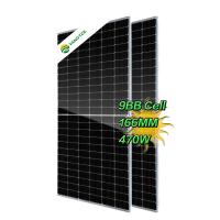 China 470W Mono Facial Solar Panel PERC Mono Crystalline Half Cut Cell for sale