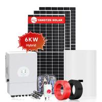 China Single Phase Hybrid Solar System Kit Inverter 6KW 220V 230V 240V 50HZ 60HZ for sale