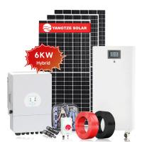 China Single Phase Hybrid Solar System Kit Inverter 6KW 220V 230V 240V 50HZ 60HZ for sale