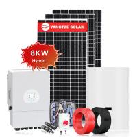 China Household 8KW Hybrid Solar System Kit Inverter RS232 Communication for sale