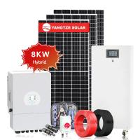 China Household 8KW Hybrid Solar System Kit Inverter RS232 Communication for sale