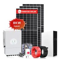 China Household 8KW Hybrid Solar System Kit Inverter RS232 Communication for sale