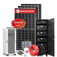 China 100KW Integrated Hybrid Off Grid Solar System Residential Energy Backup for sale