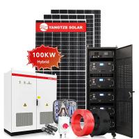 China 100KW Integrated Hybrid Off Grid Solar System Residential Energy Backup for sale