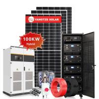 China 100KW Integrated Hybrid Off Grid Solar System Residential Energy Backup for sale