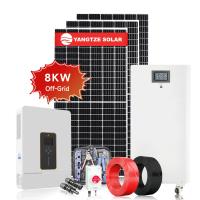 China Self Sustained 8kw Grid Tie Solar System Kit PV Inverter for sale