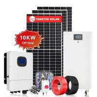 China 8 - 12Kw Standalone Home Solar Power System With MPPT Controller And Lithium Ion Battery for sale