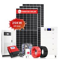 China 25KW Off Grid Cabin Solar Kit System Pure Sine Wave Solar Energy Converter for sale
