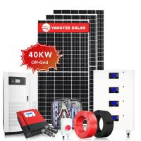 China 40KW Complete PV Off Grid Solar System Kit Energy Backup for sale