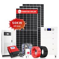 China Home Off Grid Solar System Kit With Seperate MPPT Charger Controller 50KW for sale