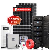 China ROHS 100KW Off Grid Solar System Kit for Commercial Home for sale
