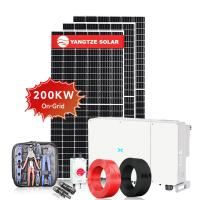 China Three Phase On Grid Solar System Kit Grid Tied PV Inverter 200KW for sale