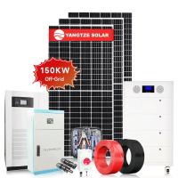 China 150kw RV Solar Panel Kit Off Grid System With 8000 Cycles Lithium Battery for sale