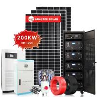 China 200KW Commercial Off Grid Solar System Kit OEM For Home for sale