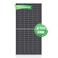 China 470w Tiger Mono Facial Solar Panel Perc Half Cut Single Glass 144Cells for sale