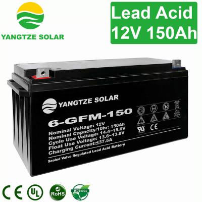China 13.5V-13.8V Absorbent Glass Mat AGM Gel Battery 12V 150Ah for sale