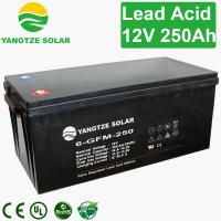 China Custom Deep Cycle AGM Gel Battery 12V 250Ah for sale