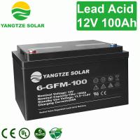 China Deep Cycle Advanced AGM Gel Battery 12V 100Ah M8/M10 Terminal for sale