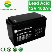 China Deep Cycle Advanced AGM Gel Battery 12V 100Ah M8/M10 Terminal for sale