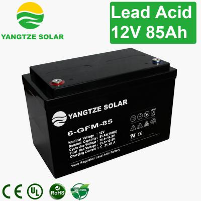 China 85Ah 12v AGM Absorptive Glass Mat Battery M8/M10 Terminal for sale