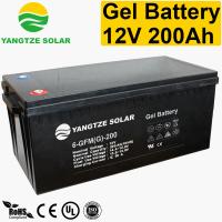 China 12V 200Ah AGM Gel Battery Deep Cycle 1500 Times ODM for sale