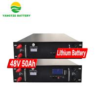 China Residential 48V 50ah Lithium Ion Solar Battery 51.2V 29kg Black for sale