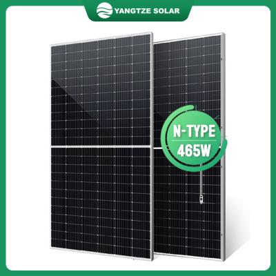 China 465w Tiger Neo N-Type Mono Shingled Solar Panel Full Black Anodized Aluminium Alloy Frame for sale