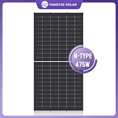 China OEM Solar Mono Facial Perc PV Panels Half Cut Tyoe N Type 475w for sale