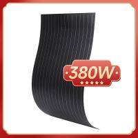 China All Black ETFE Flexible Solar Panel 380 Watt With Micro Inverter for sale