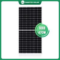 China 470W Mono Facial Solar Panel PERC Mono Crystalline Half Cut Cell for sale