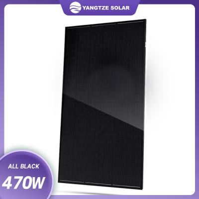 China CE Certification 470W Full Black Mono Facial Panel Solar 450 Watts Monoperc Znshine Solar for sale