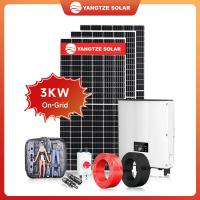China OEM Kit Solar On Grid 3kw 3000 Watt 3 kwp Energy System for sale