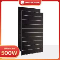 China 500w Photovoltaic shingled Mono Facial Solar Panel Waterproof For Roof Tiles for sale