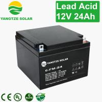 China 12V 24Ah AGM Gel Battery M8 / M10 Terminal 1500 Times Cycle Life for sale