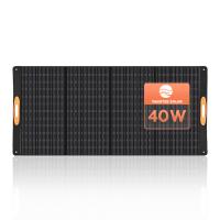 China 40W Foldable Mono Solar Panel Portable Outdoor Solar Storage System for sale
