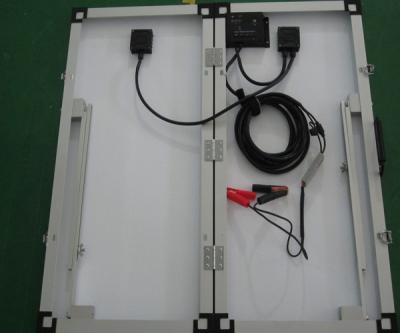 China 100W Anodized Aluminium Alloy Frame Foldable Mono Solar Panel For Camp for sale