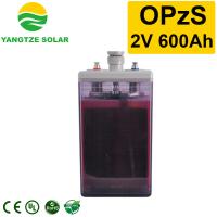 China Low Impedance 2V 600Ah Tubular OPZS Battery For Off-Grid Solar Energy Systems for sale