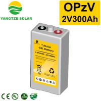 China 2V 300Ah Tubular OPZV OPZS Solar Battery For Wind Solar Energy System for sale