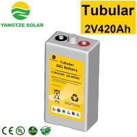 China 20+ Years Life Span 2V 420Ah Tubular OPZV Battery For Wind Solar Energy System for sale