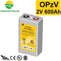 China 2V 600Ah Tubular OPZV Battery For Wind Solar Energy System for sale