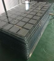 China 200W bipv rail system roof integrated roller skylight solar panel carport flat tiles glass module for sale