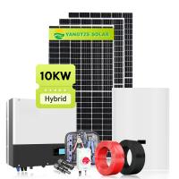 China 10kw off grid hybrid solar wind power system with inverter mppt for sale