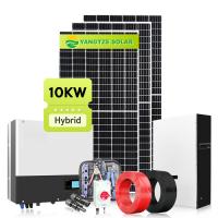 China 10kw pure sine wave inverter off grid kit fotovoltaico con batterie lifepo4 for sale