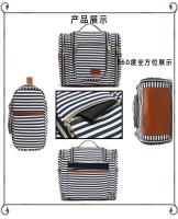 China Durable Dirtproof Waterproof Luggage Bags Canvas PU Leather Straps Smooth Zipper for sale