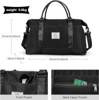 China Unisex Dry Wet Separation Travel Bag Tote Nylon Gym Overnight Bag for sale